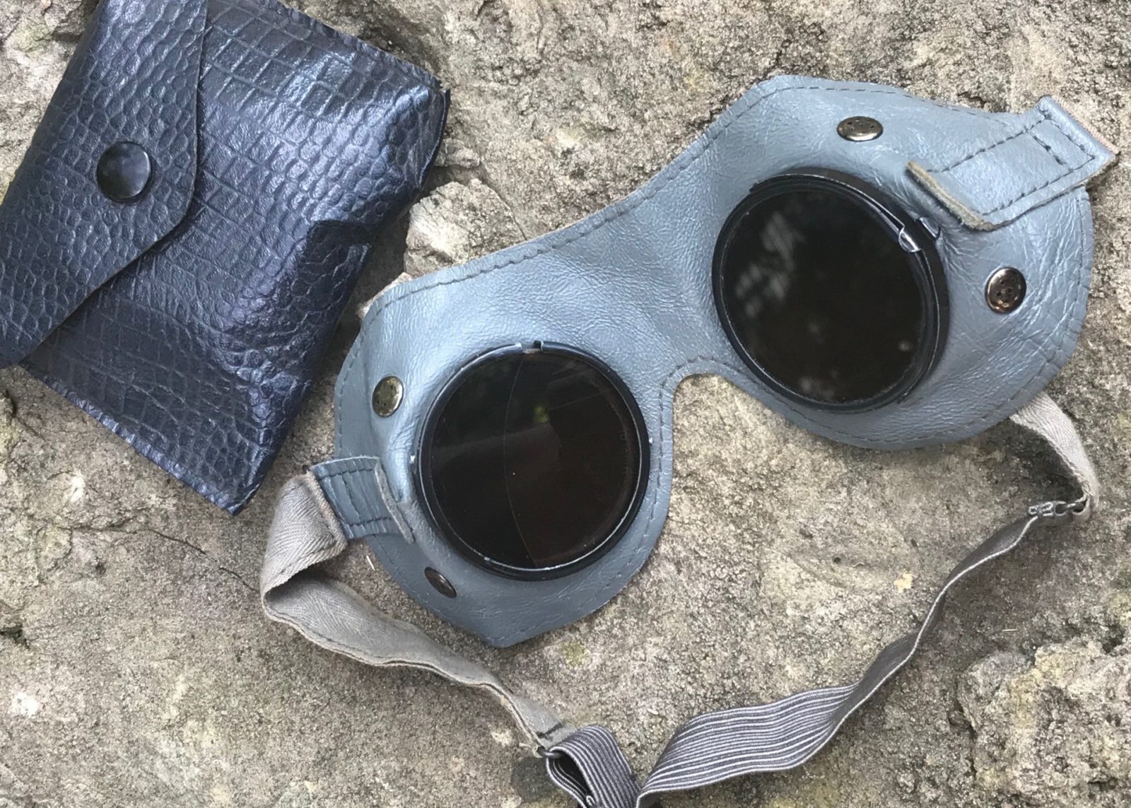 WWII German Gray Sun Goggles